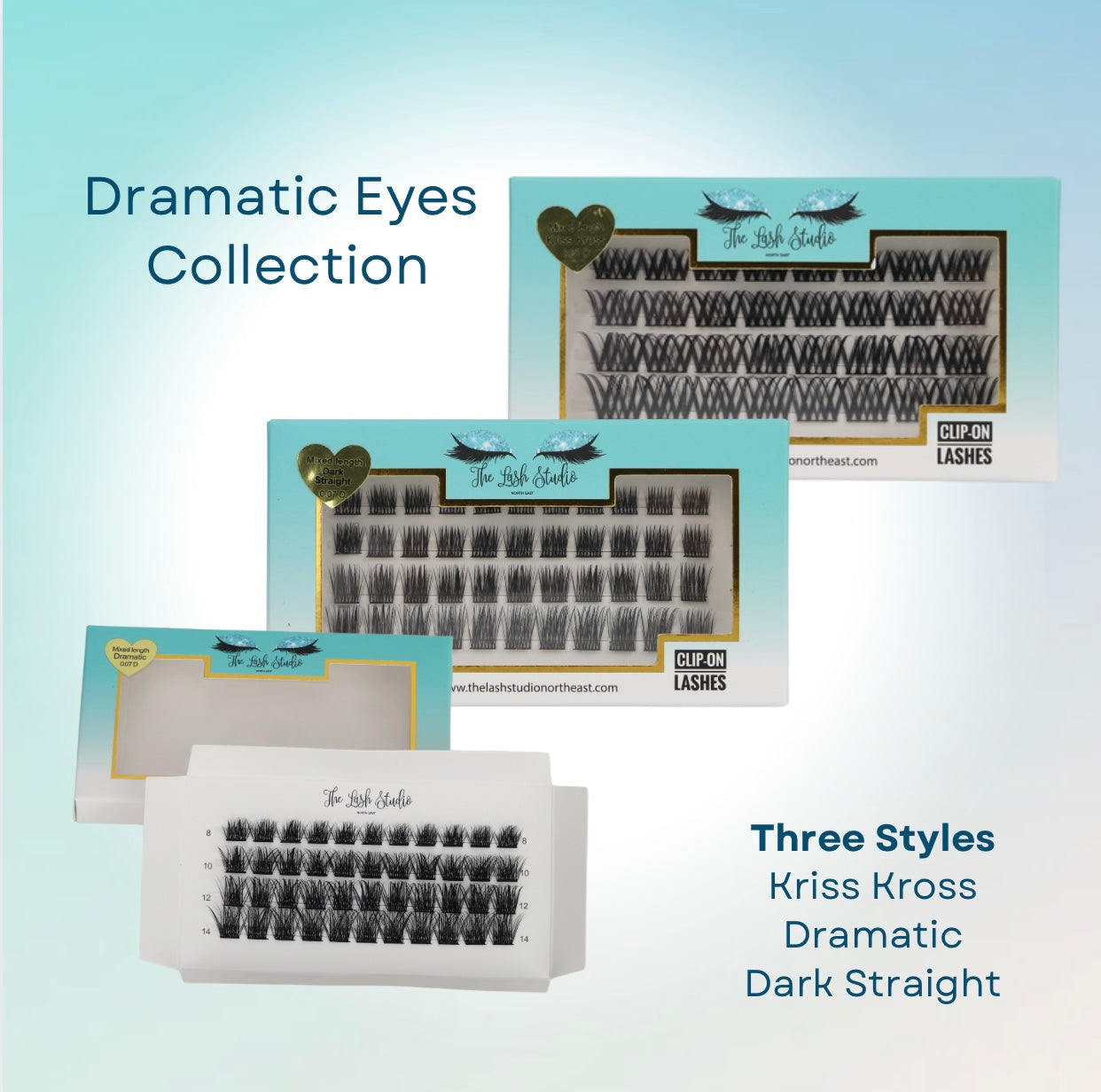 Dramatic Eyes collection DIY Lash Clusters – The Lash Studio NE